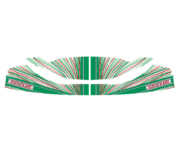 Tony Kart M10 Front Stickers, 2022 - OTK Stickers - K-Racing