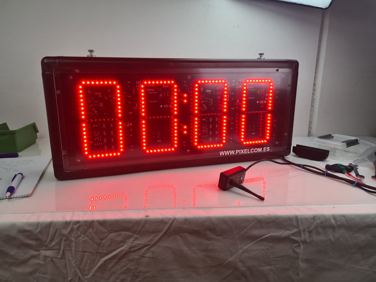 Pixel Timing Lap/Time Counter, 4 Digits 20cm Outdoor with Wireless ...